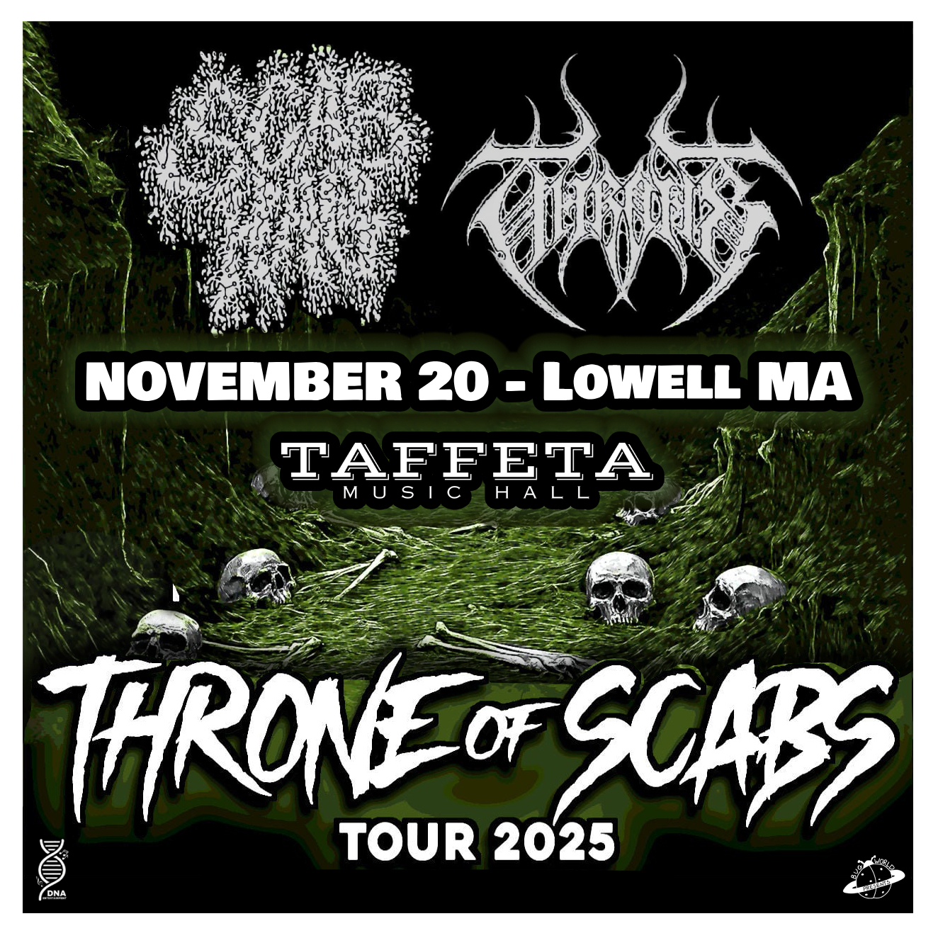 Scab Hag & Throne, Thursday, November 20, 2025, 8:00pm | Taffeta Music ...