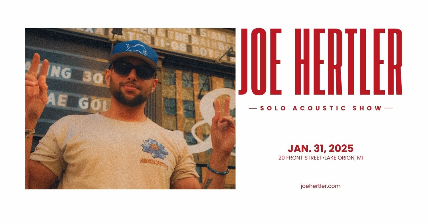 Joe Hertler (Solo Acoustic), Friday, January 31, 2025, 8:00pm | 20 ...
