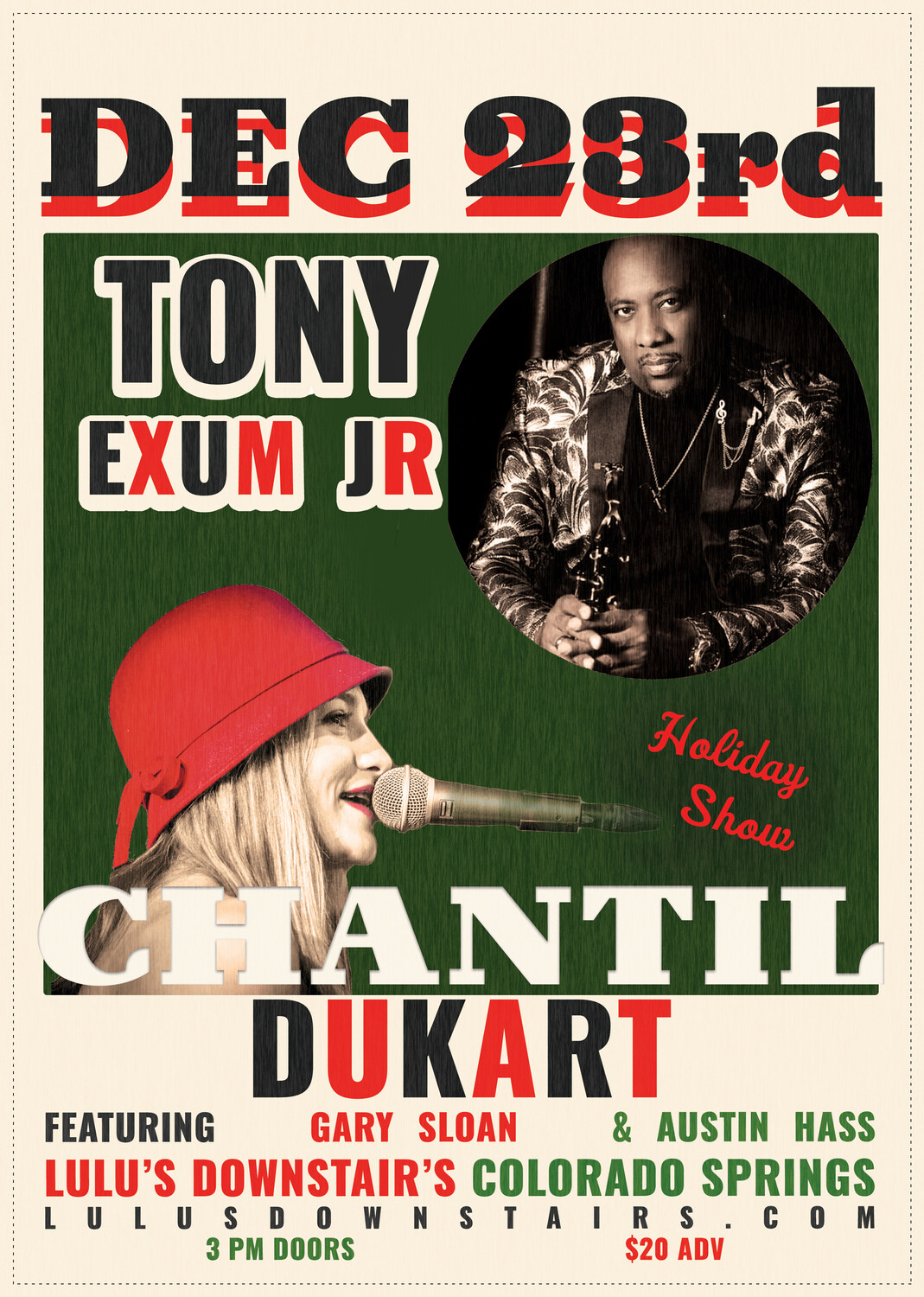 TONY EXUM JR. AND CHANTIL DUKART CHRISTMAS PARTY, Saturday, December 23 ...