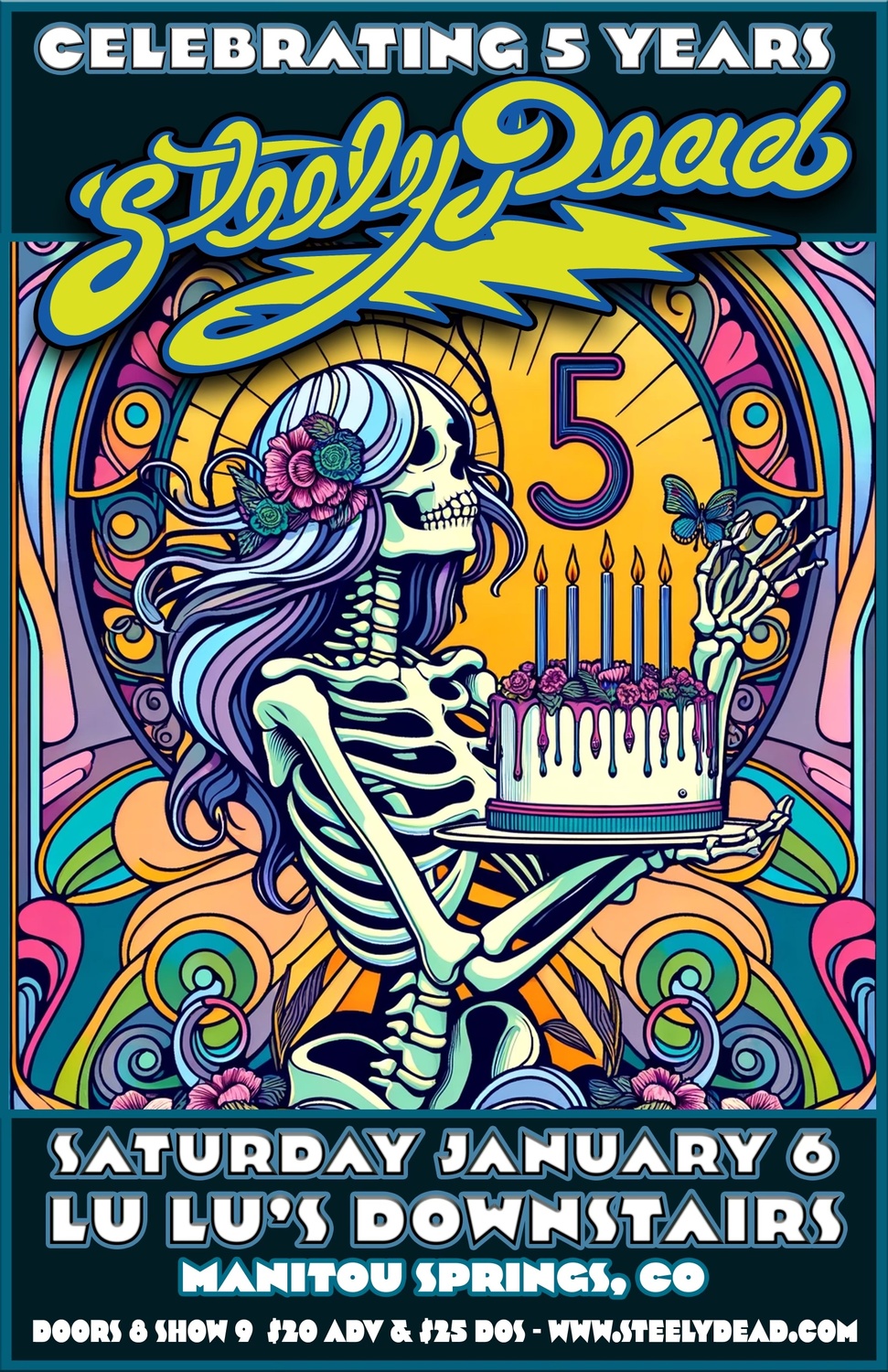 Steely Dead - Steely Dan & Grateful Dead Trib., Saturday, January 06 ...