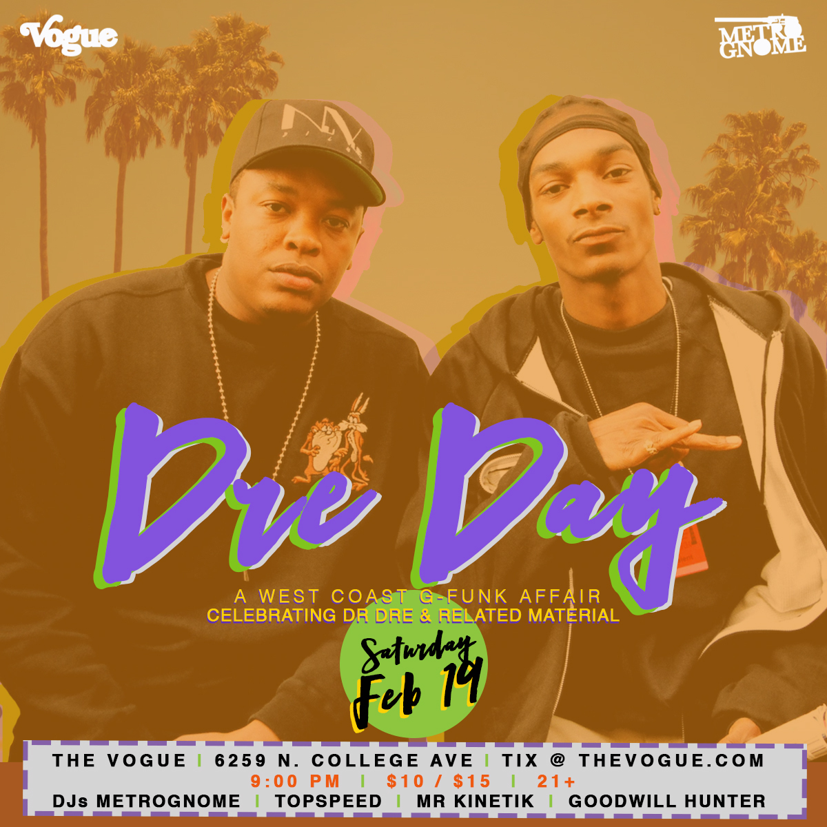DRE DAY featuring DJs MetroGnome, Topspeed, Goodwill Hunter, and Mr ...